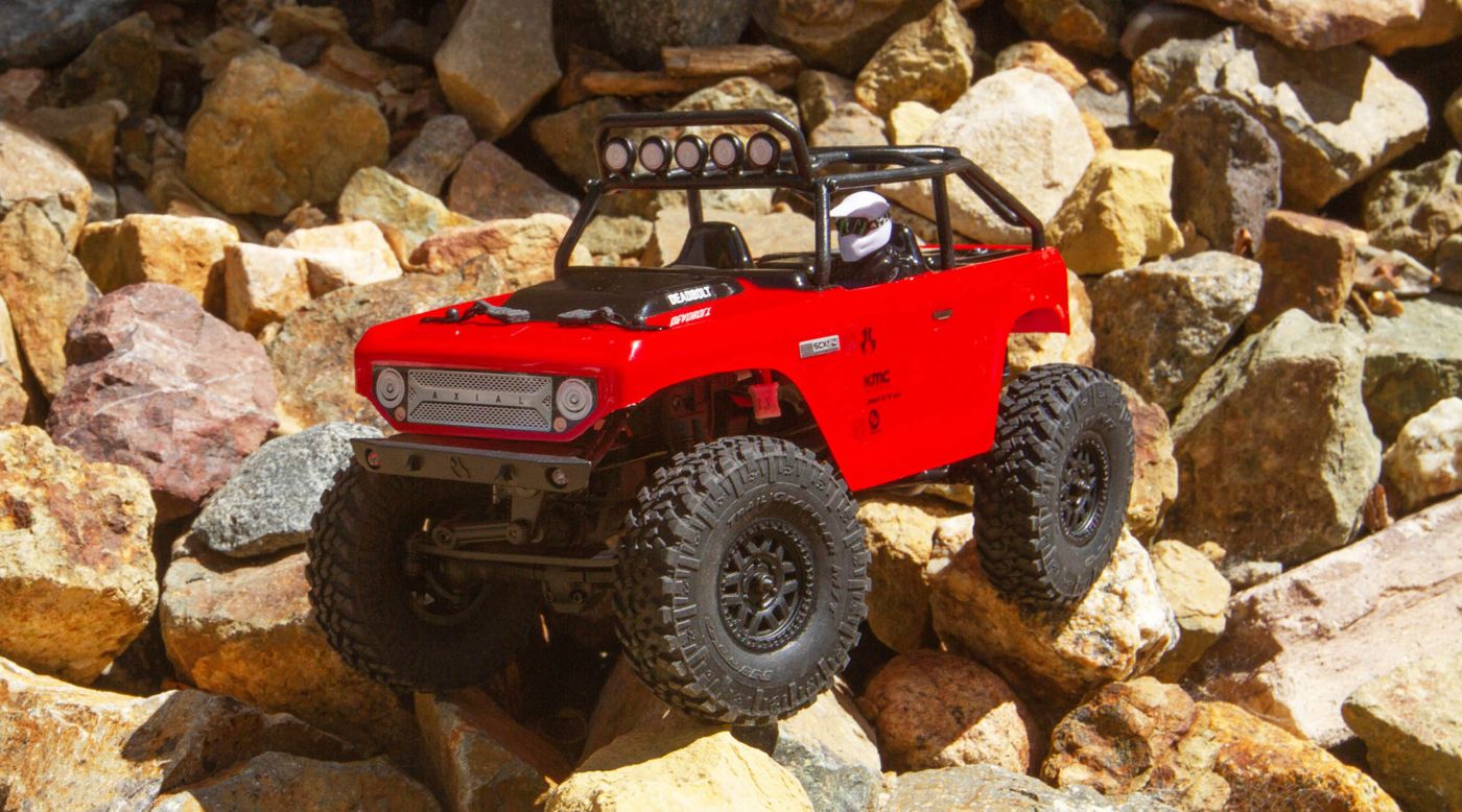 SCX24 Deadbolt 1/24th Scale Elec 4WD - RTR, Red (AXI90081T1) | Elektro ...